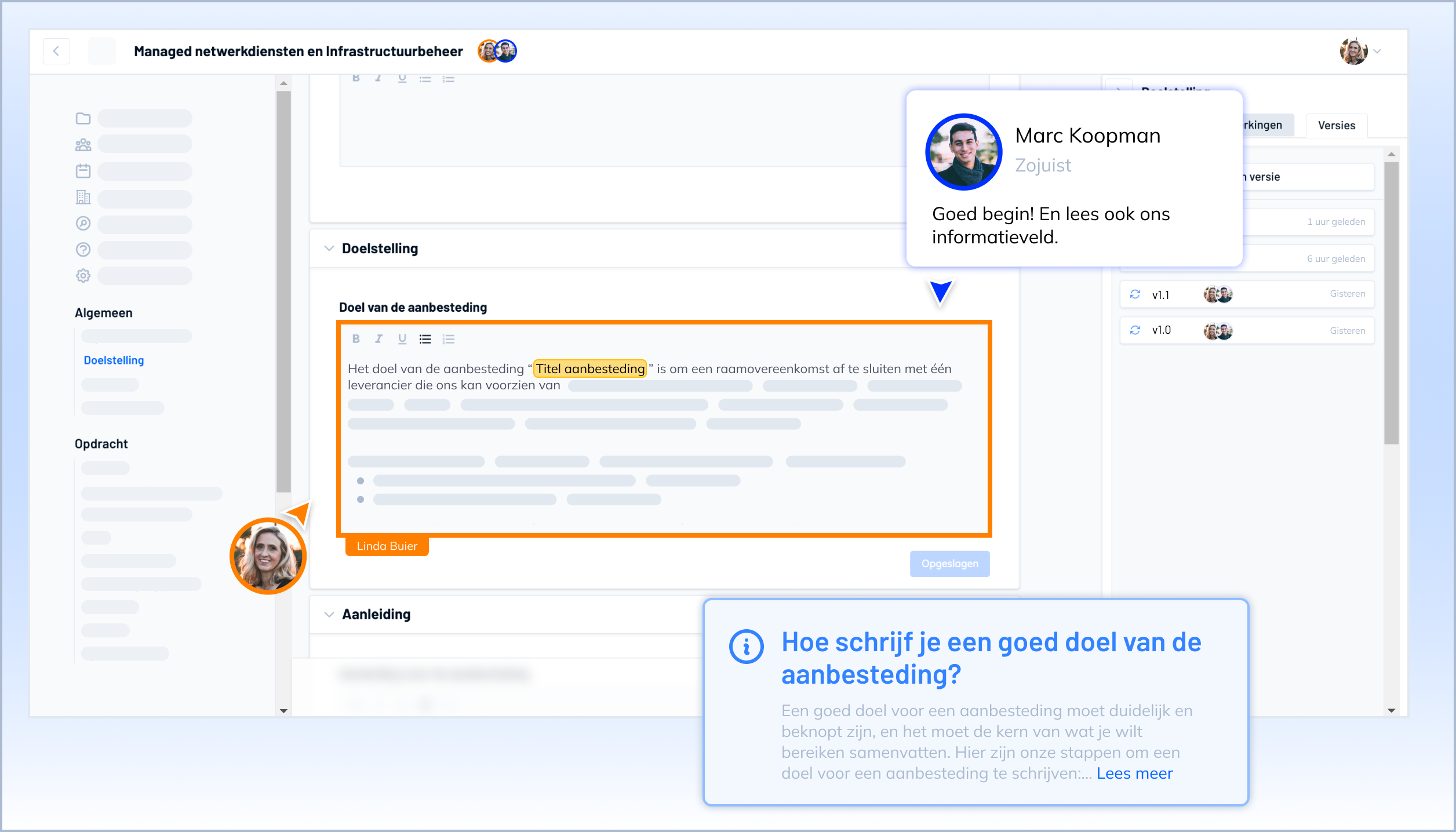 Werk gestructureerd samen & altijd in de juiste versie